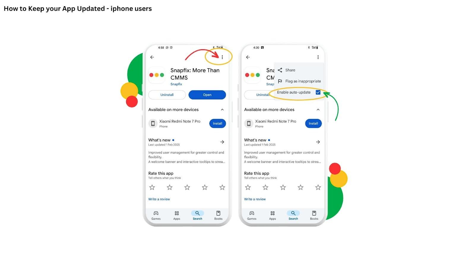 How to Keep Your Snapfix App Updated